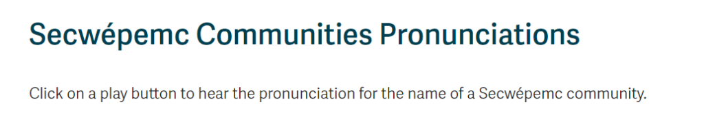 Secwépemc Nation – Engaging With Indigenous Research 101